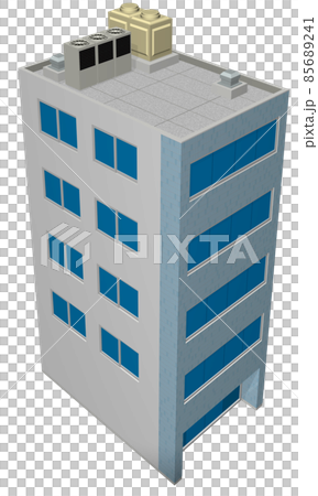 Low-rise building - Stock Illustration [85689241] - PIXTA