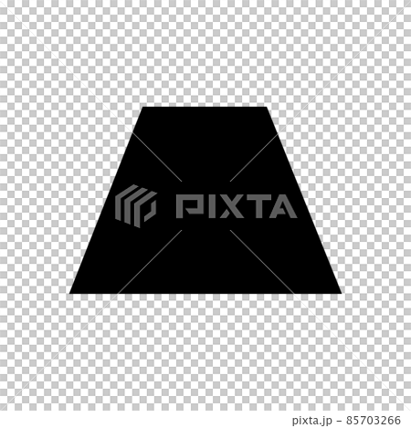 Trapezoidal illustration. Math icon. - Stock Illustration [85703266 ...