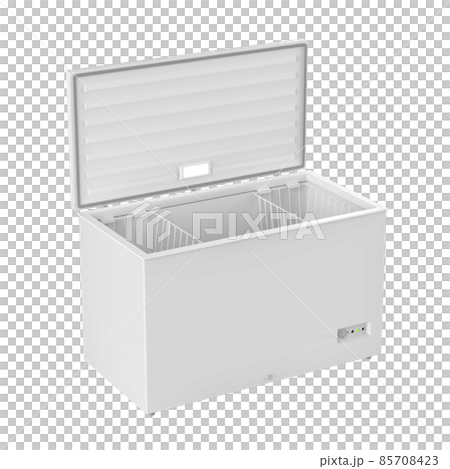 Open chest freezer - Stock Illustration [85708423] - PIXTA