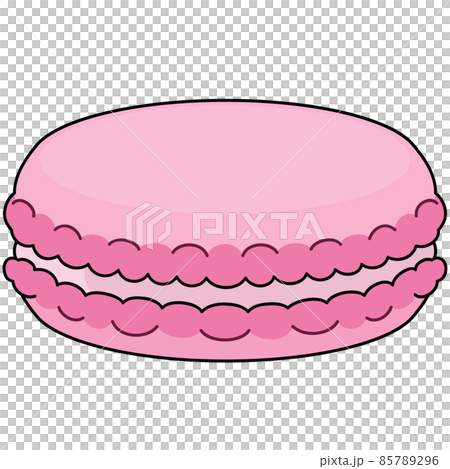 Illustration of macaroons (with outline) - Stock Illustration [85789296 ...