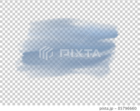 Simple one-point paint, blue - Stock Illustration [85796660] - PIXTA
