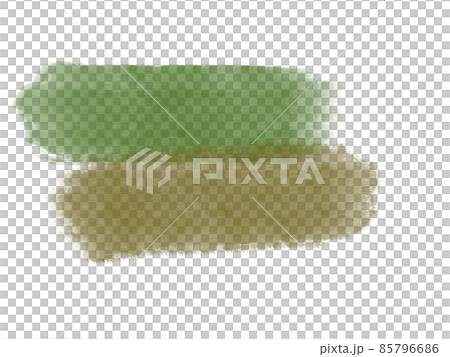Simple one-point paint, green - Stock Illustration [85796686] - PIXTA