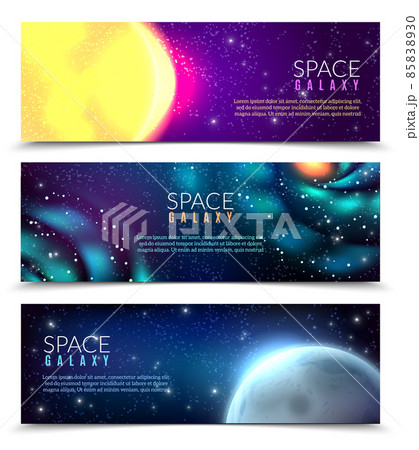 Space Constellations Bannersのイラスト素材 [85838930] - PIXTA