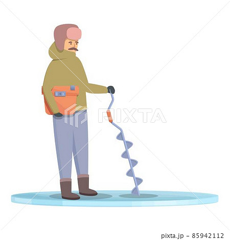 Ice Fishing Clip Art An Illustration Of A Fish In Ice Ice Fishing