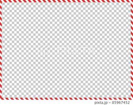 Red striped frame illustration material - Stock Illustration [85967452 ...