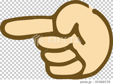 Rough hand-painted simple pointing mark... - Stock Illustration ...