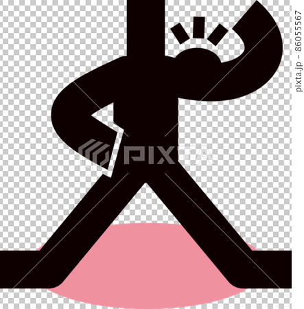 Reliable human icon boasting power - Stock Illustration [86055567] - PIXTA