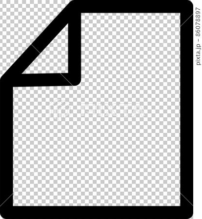 Simple pictograms of paper and documents - Stock Illustration [86078897 ...