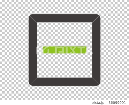 Minus-box vector illustration - Stock Illustration [86099901] - PIXTA