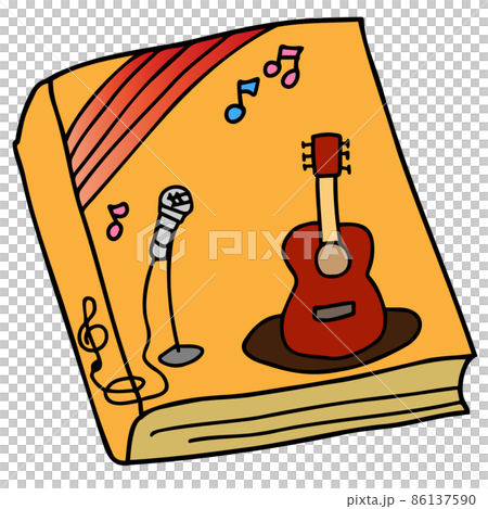 Music book illustration - Stock Illustration [86137590] - PIXTA
