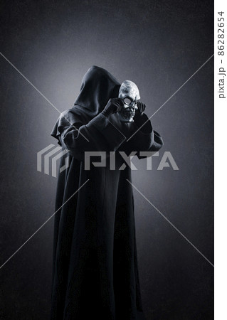 Hooded Masked Figure