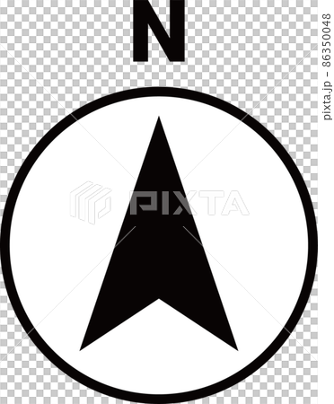 Simple orientation mark icon illustration no.02 - Stock Illustration ...