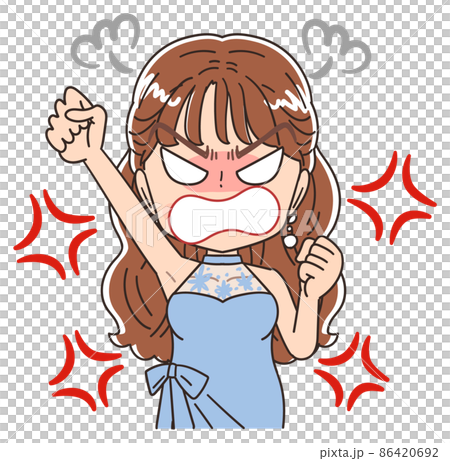 Miss Kyaba Party Dress - Stock Illustration [86420692] - PIXTA