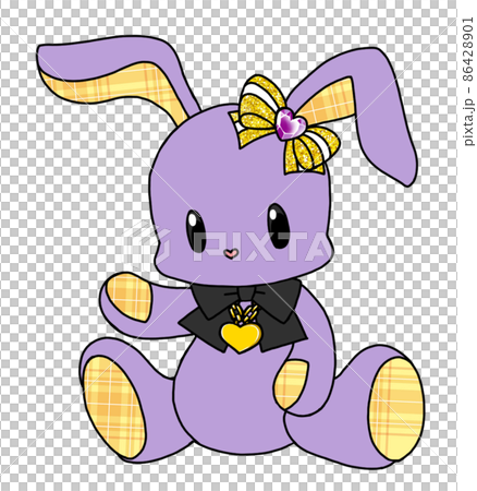 Fashionable rabbit plush toy - Stock Illustration [86428901] - PIXTA