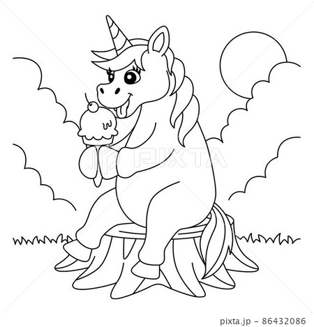 farting unicorn coloring pages