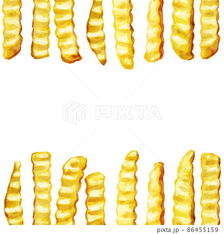 Single Crinkle Cut Fry