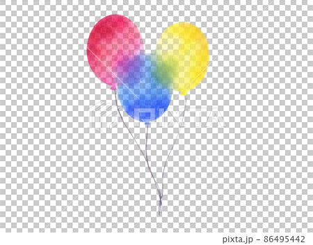 Mixed color balloons - Stock Illustration [86495442] - PIXTA