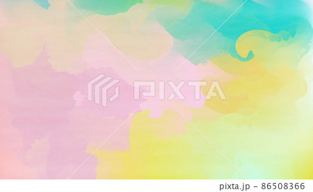 Abstract colorful watercolor for background....のイラスト素材 [86508366] - PIXTA