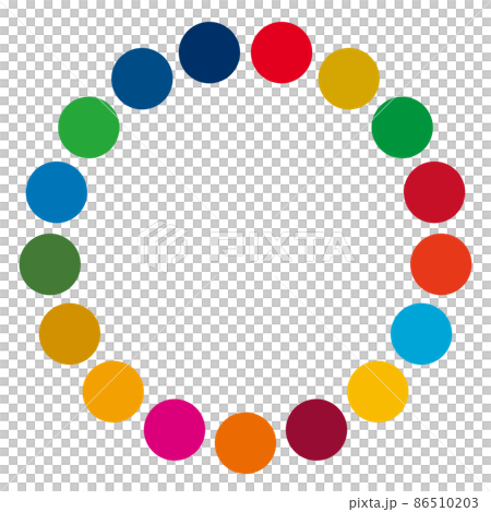 Color image circle of SDGs - Stock Illustration [86510203] - PIXTA