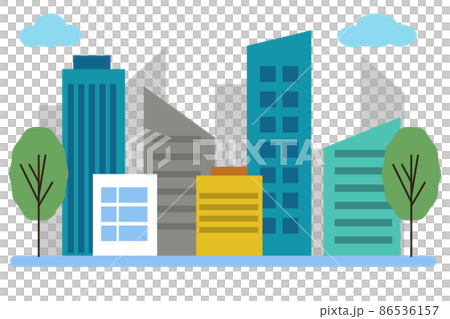Simple building / building illustration - Stock Illustration [86536157 ...