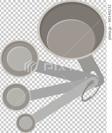 Illustration material of measuring spoon Vector - Stock Illustration ...