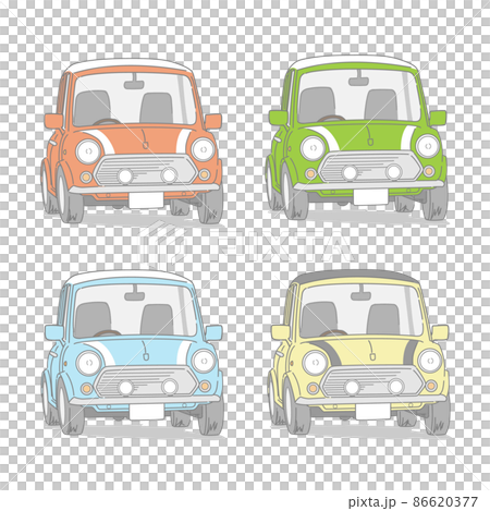 Classic car vector material set - Stock Illustration [86620377] - PIXTA