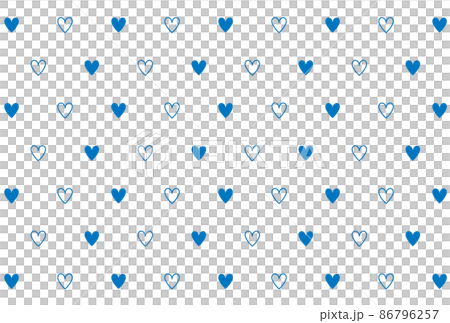 Seamless pattern of small hearts blue 03 - Stock Illustration [86796257 ...
