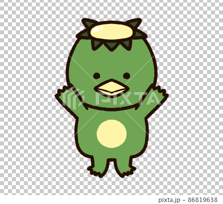 Cute kappa character - Stock Illustration [86819638] - PIXTA