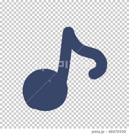 Musical note mark - Stock Illustration [86870500] - PIXTA