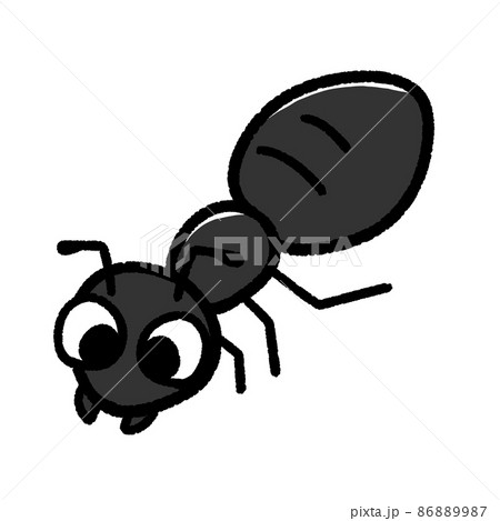 Cute Ant Clip Art Black And White