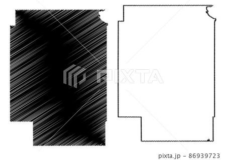 Craig County, Oklahoma State (U.S. county,...のイラスト素材 [86939723] - PIXTA