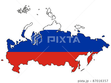 Russia Flag Map Free Flag 3D Map Of Russia, Flag Centered