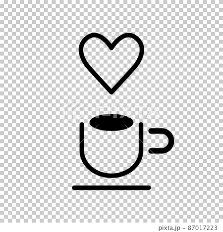 Coffee lover icon - Stock Illustration [87017223] - PIXTA