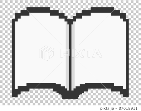 Pixel art book page - Stock Illustration [87018911] - PIXTA