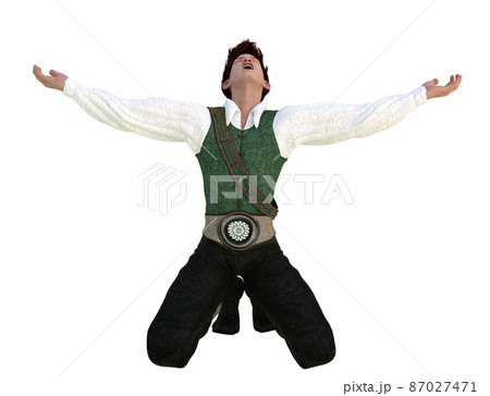 3D Ginger elf manのイラスト素材 [87027471] - PIXTA