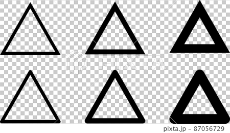 Black triangle frameset with different line... - Stock Illustration ...