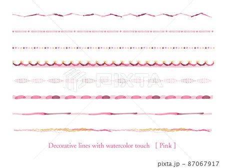 Pink Decorative Lines