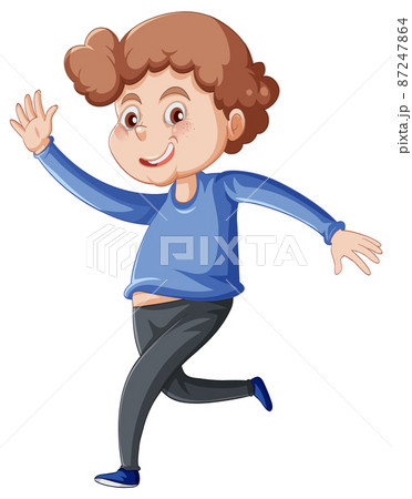 Exercise Walking Cartoon