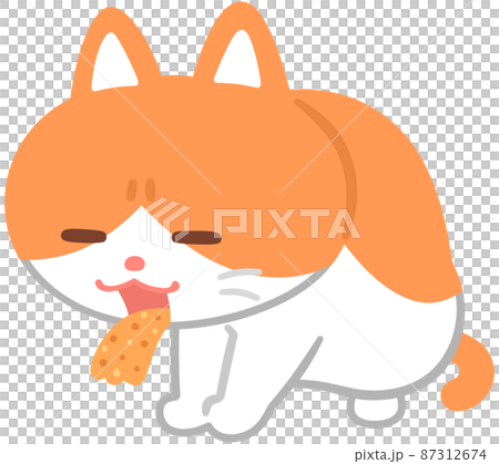 Vomiting cat - Stock Illustration [87312674] - PIXTA