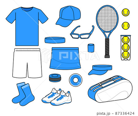 Equipment of tennis store
