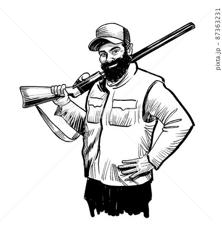 Hunting Rifle Drawing