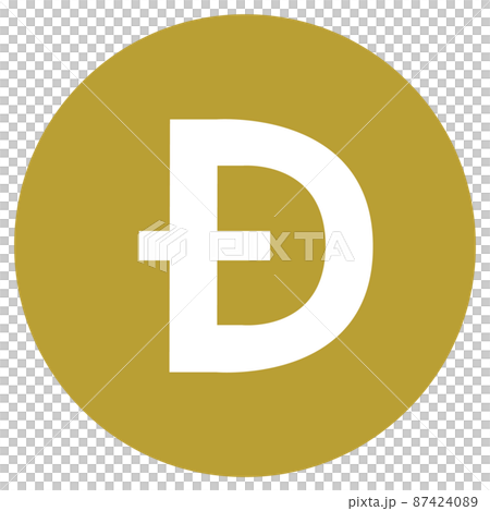 Dogecoin DOGE Dogecoin cryptocurrency virtual... - Stock Illustration ...