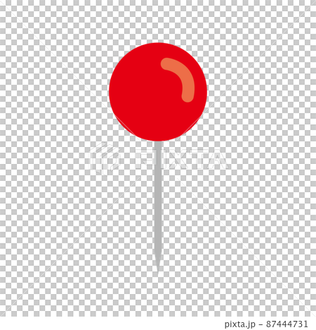 Simple and flat map pin icon - Stock Illustration [87444731] - PIXTA