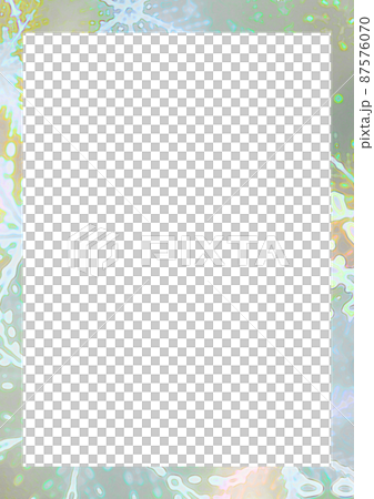 Frame snowflake (8) A5 stationery template - Stock Illustration ...