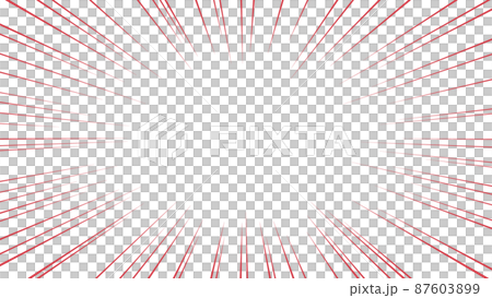 Red concentrated line vector material - Stock Illustration [87603899 ...