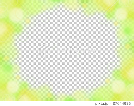 Transparent green frame background - Stock Illustration [87644956] - PIXTA