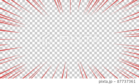 Red concentrated line vector material - Stock Illustration [87737361 ...