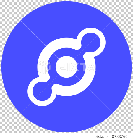 Helium HNT cryptocurrency virtual currency logo... - Stock Illustration ...