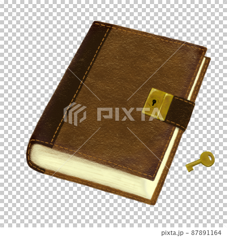 Colored pencil hand-drawn illustration diary... - Stock Illustration ...