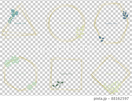 Gold wire frame - Stock Illustration [88162597] - PIXTA